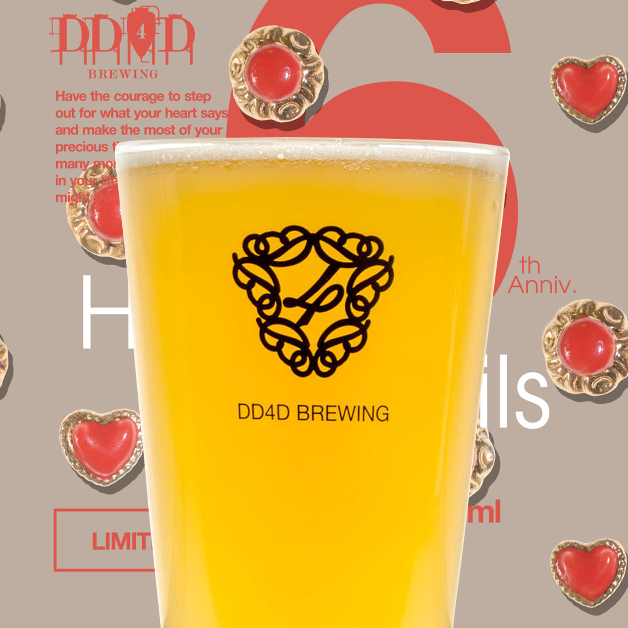 Heads or Tails (Hazy IPA) - 6th Anniversary – DD4D BREWING & CLOTHING STORE